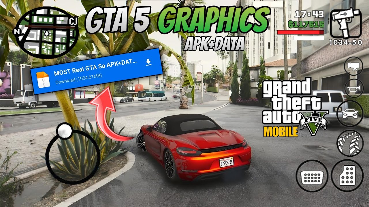 GTA 5 Graphics Modpack for GTA San Andreas Android 11,12,13 | How to ...