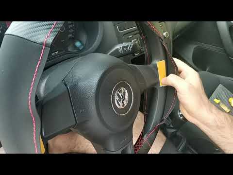 Deri direksiyon kılıfı dikimi