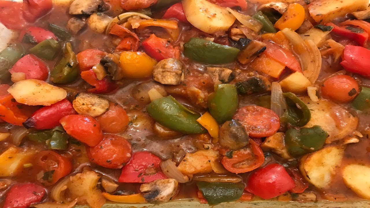 Spicy vegetables casserole - YouTube