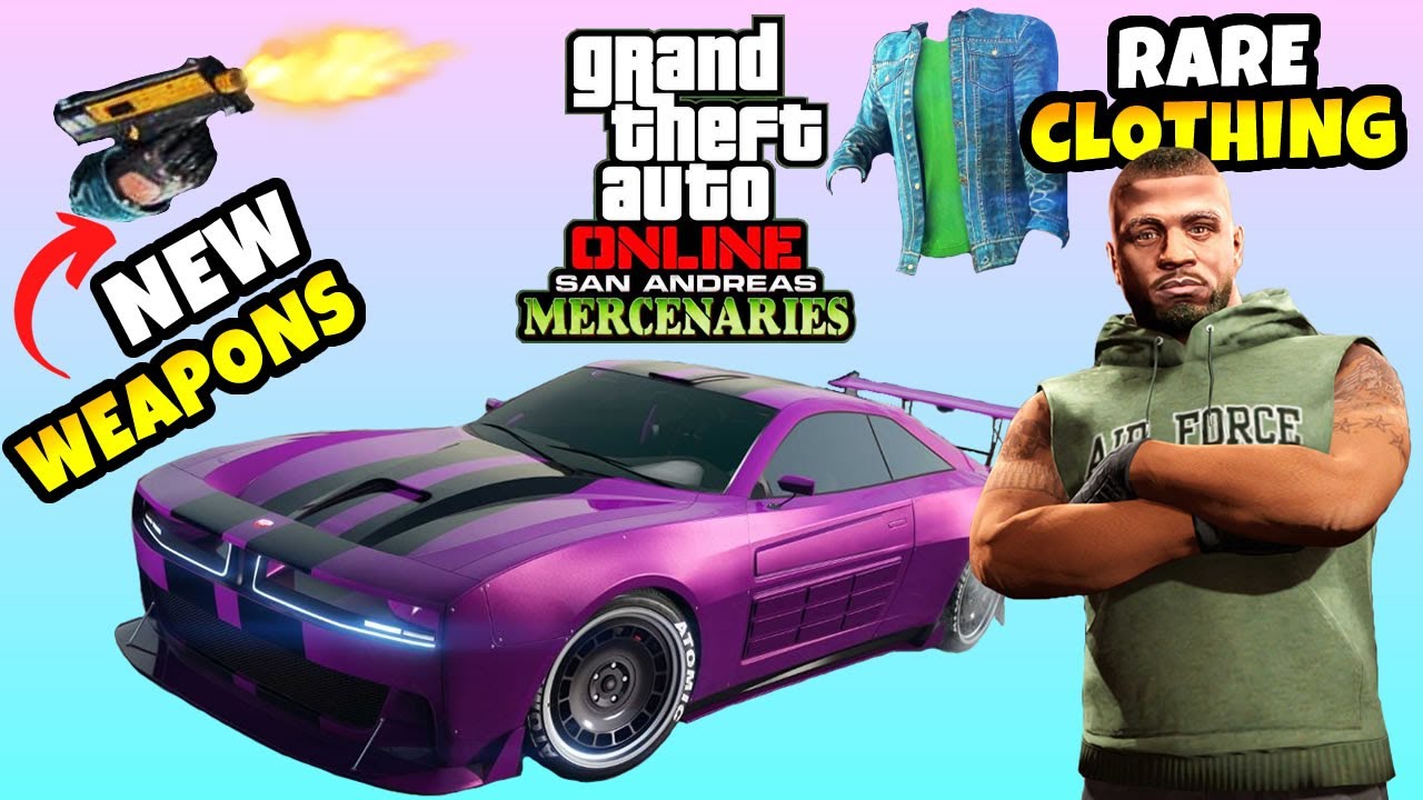 GTA 5 Online San Andreas Mercenaries NEW Weapons, Vehicles, Clothing ...