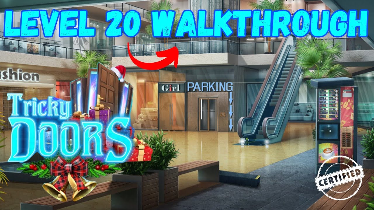 Tricky Doors Level 20 Shopping Mall - Full Walkthrough - Let's play ♥ ...