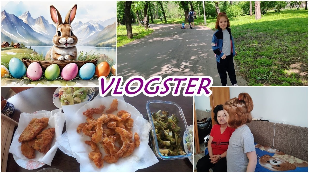 Vlogster 2024 🐰 | Ziua 10 Plimbare si vizita mama 😜 - YouTube