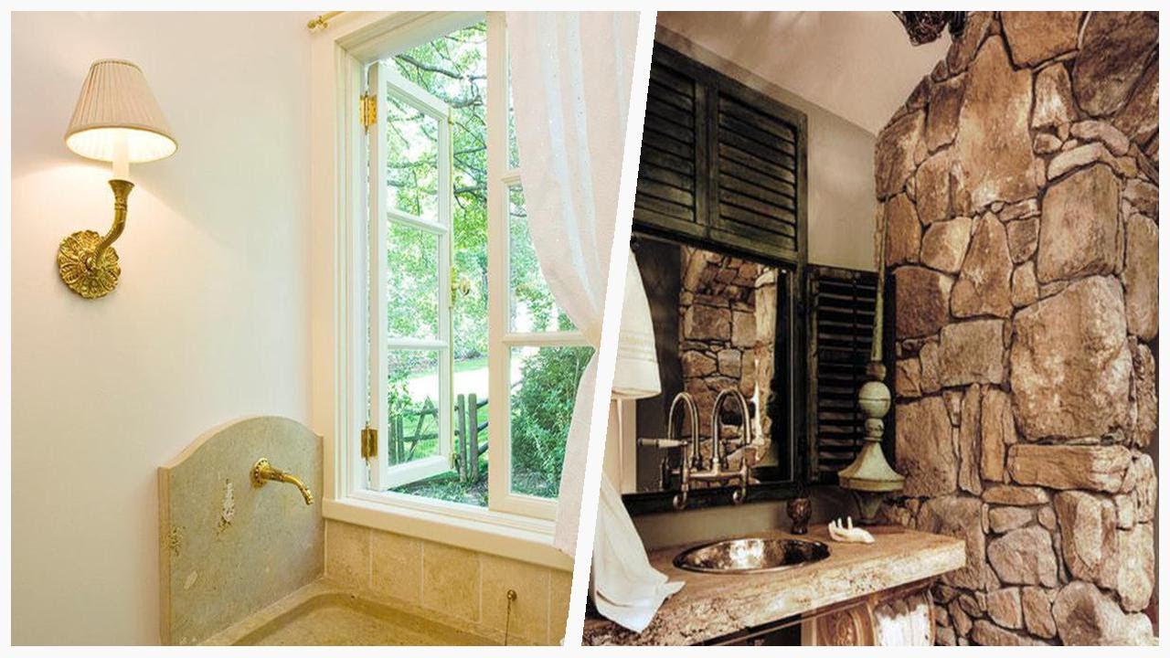 75 Premium Powder Room With Limestone Countertops Design Ideas You'll ...