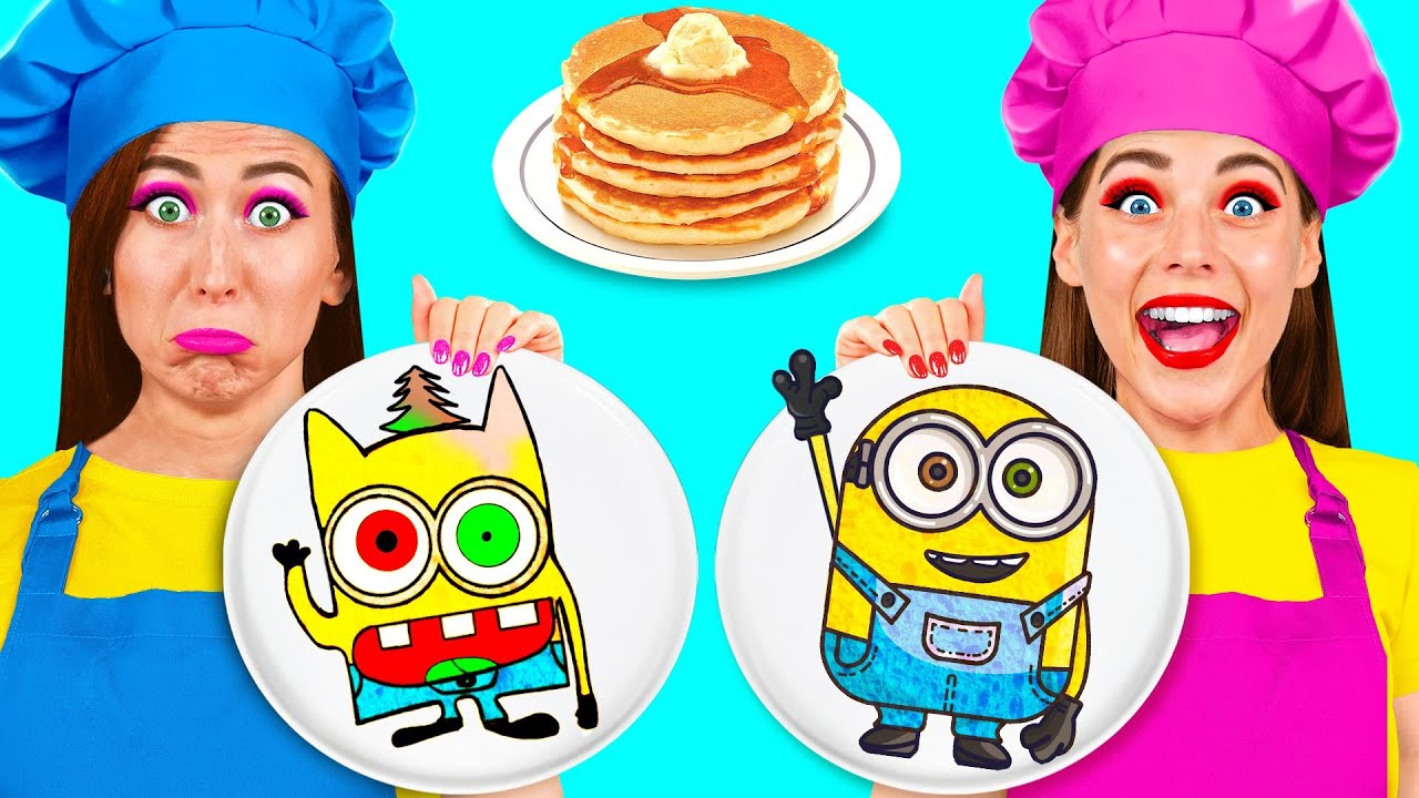 Desafio da Panqueca Artística | Desafio Maluco por Fun Tun - YouTube