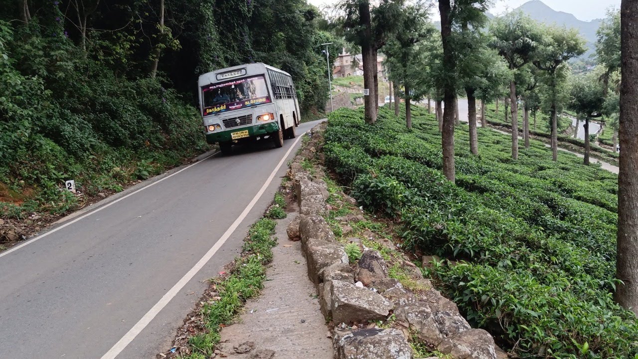 Bus Climbing steep hills skilled Tnstc Driver - YouTube