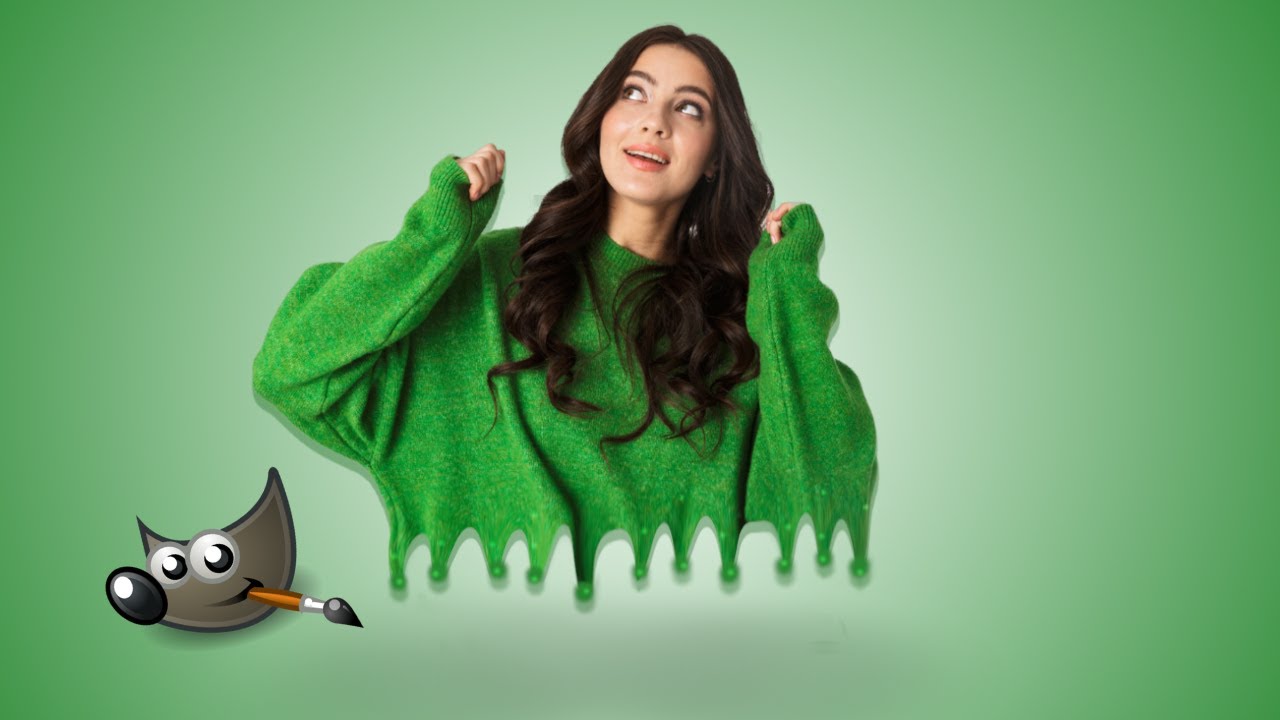 Dripping Effect In GIMP - YouTube