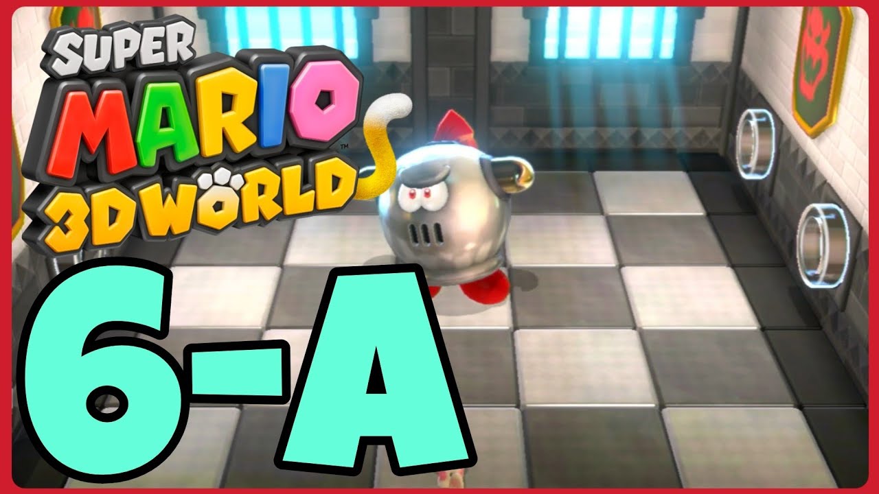 Super Mario 3D World: 6-A Prince Bully Blockade - YouTube