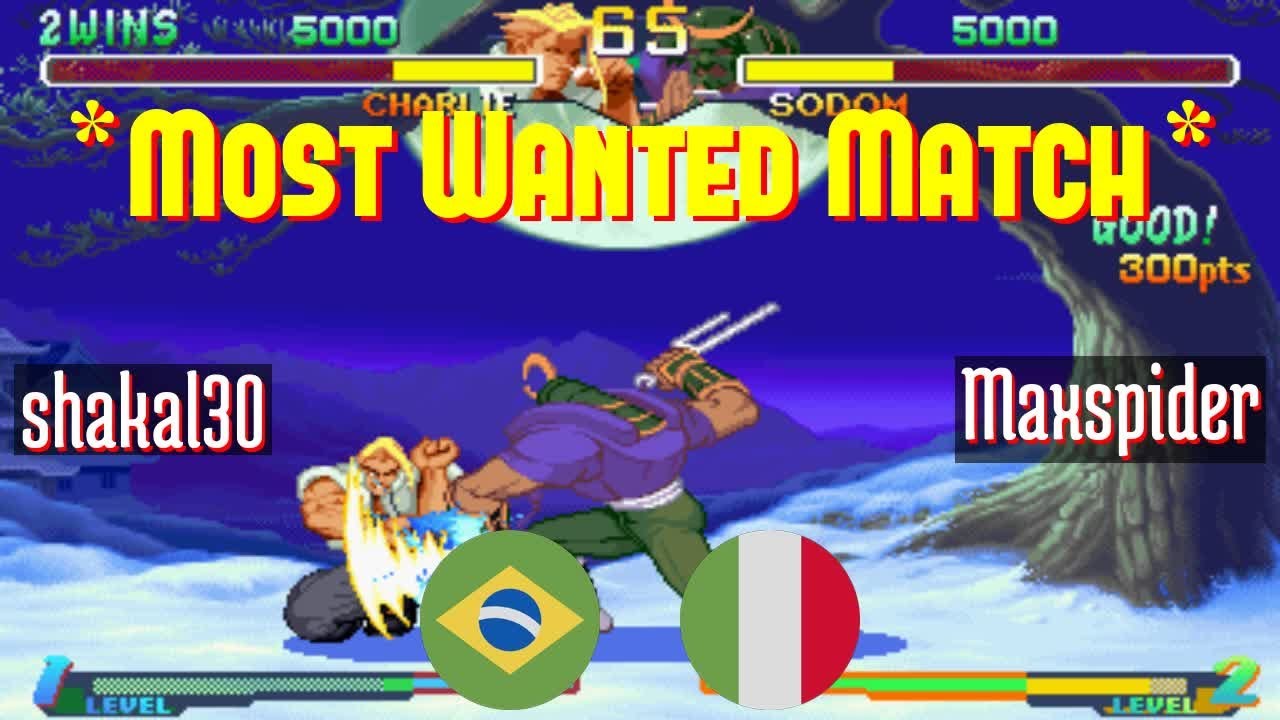 @sfa2u: shakal30 (BR) vs Maxspider (IT) [Street Fighter Alpha 2 sfa2 ...