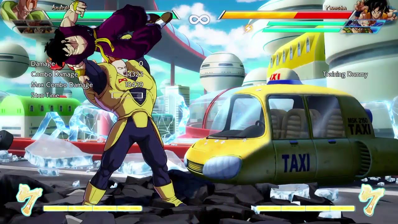 DBFZ: Advanced Android 16 Combos - YouTube