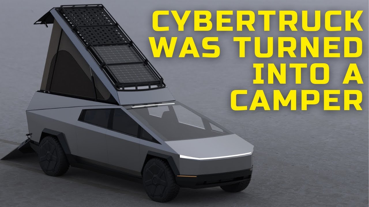 CAR NEWS | TESLA CYBERTRUCK WAS TURNED INTO A CAMPER WITH A KITCHEN, A ...