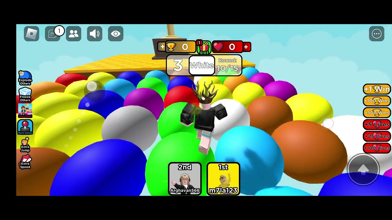 playing color-block run (Roblox) - YouTube