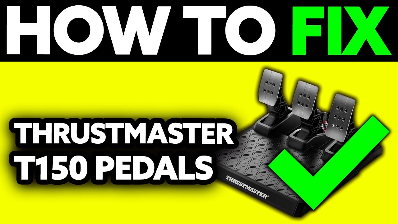 How To FIX Thrustmaster T150 Pedals (2025) - Step by Step - YouTube