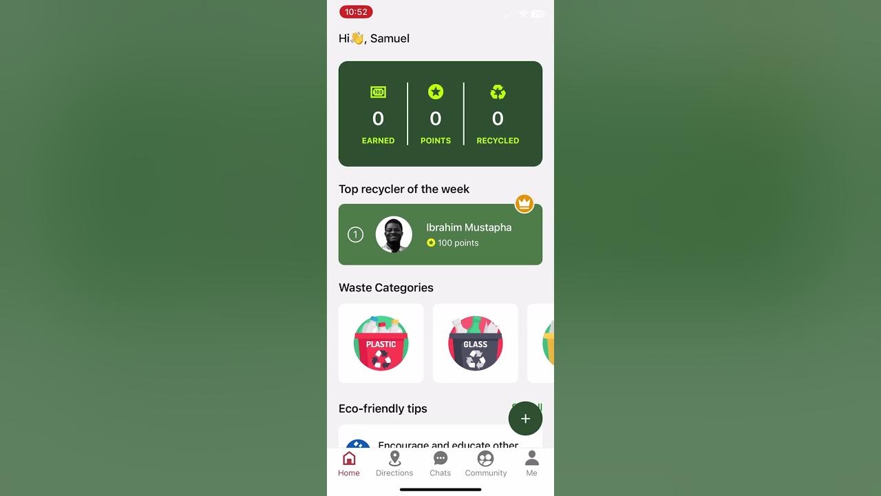 Recycling Mobile App Reward System (Built with Expo + React Native and Firebase) - YouTube