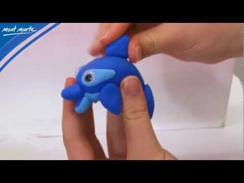 Art Lesson: How to Make Bella Dolphin Using Cartoon Clay - YouTube