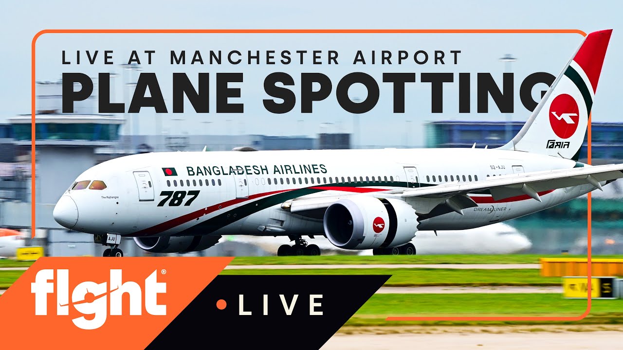 ♦️ LIVE Manchester Airport Plane Spotting - 05/09/24 - YouTube