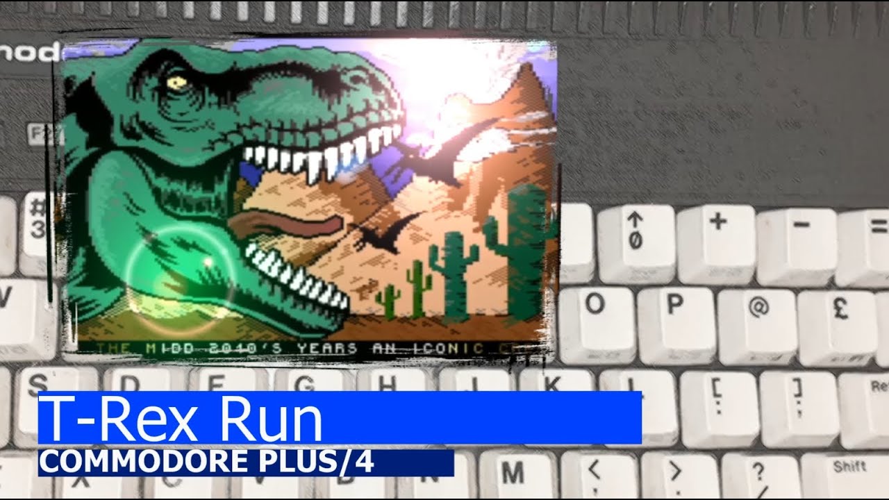 Commodore Plus/4 -=T-Rex Run=- - YouTube