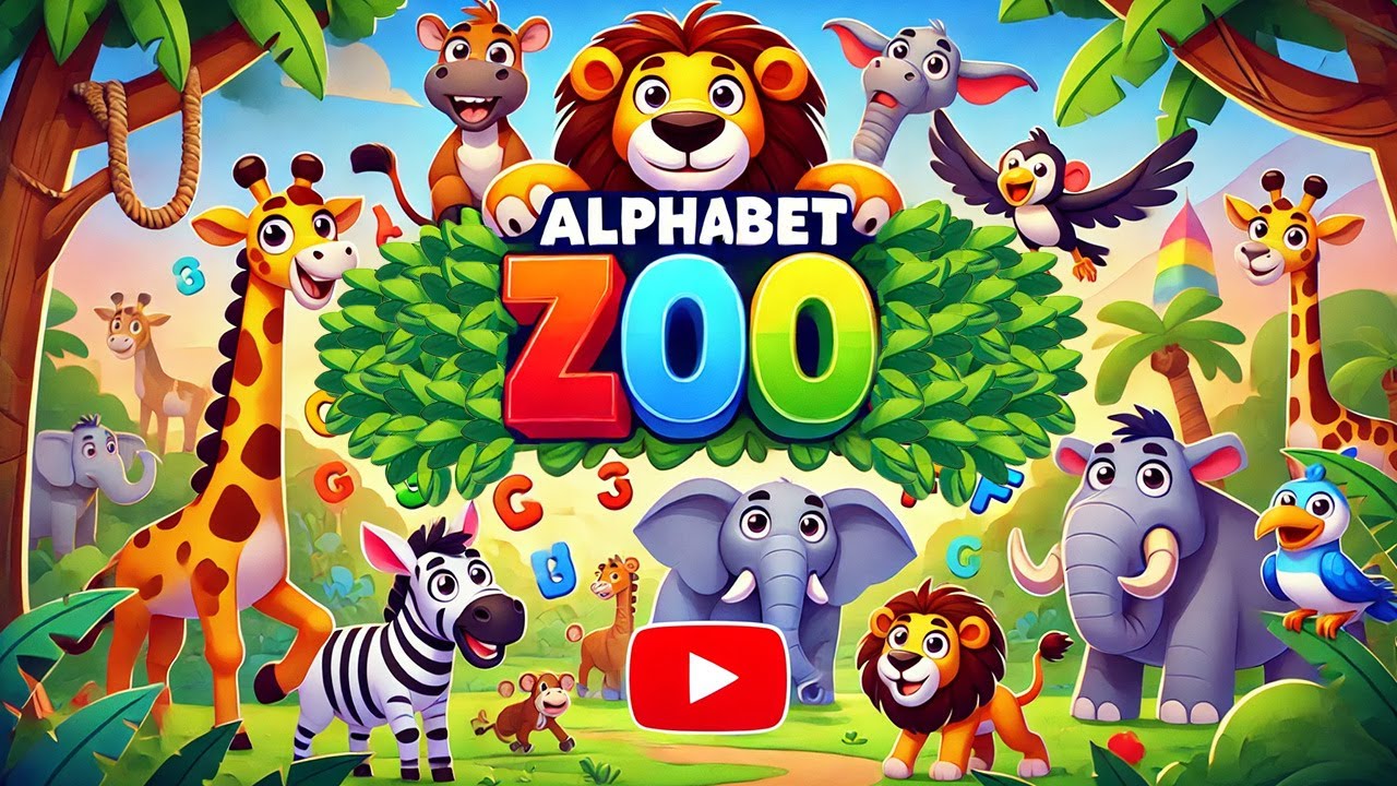 Animal Alphabet Song! Learn the letters and animal names! - YouTube