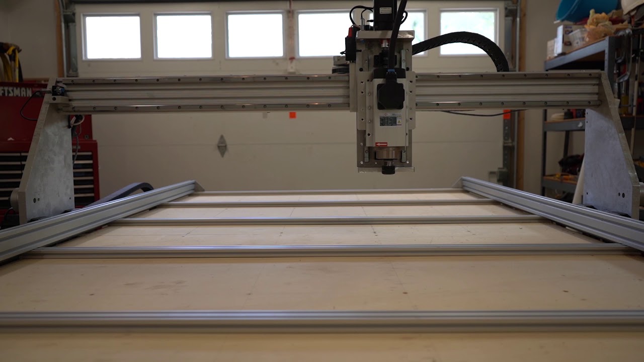 Custom built CNC Machine 3000mm x 1500mm Motion Test - YouTube