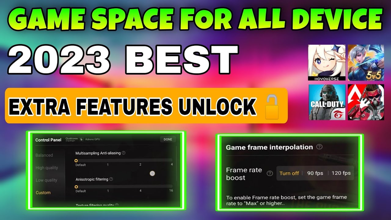 GAME SPACE Oppo For Android 2023 | Optimize Your Device and Fix Lag ...