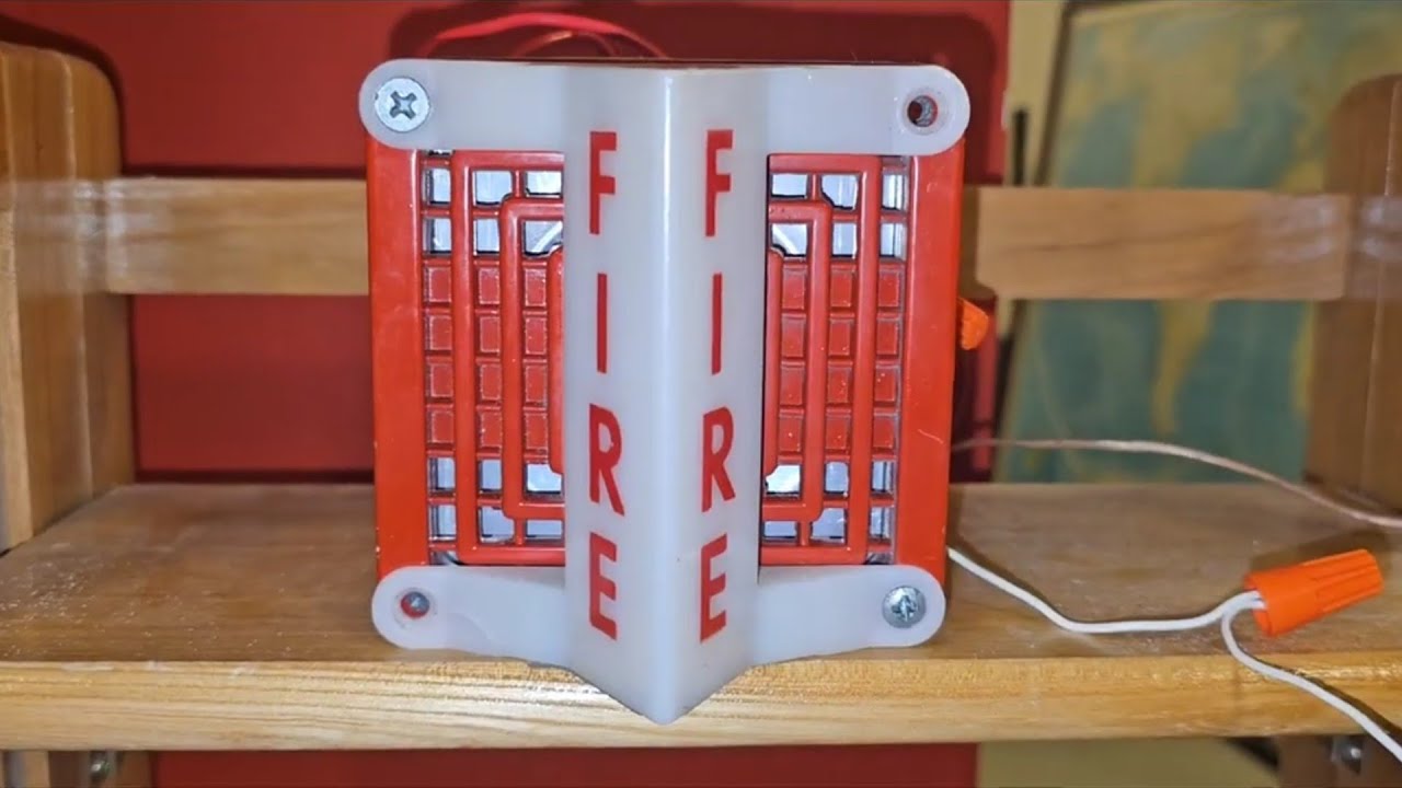 Federal Signal 450D Vibratone Horn Fire Alarm Horn Strobe - YouTube