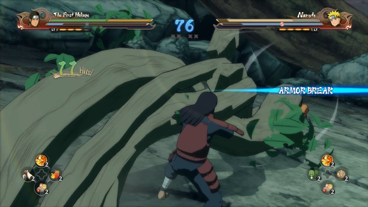 Naruto Ultimate Ninja Storm 4 - Hashirama vs Naruto - Epic Combat ...