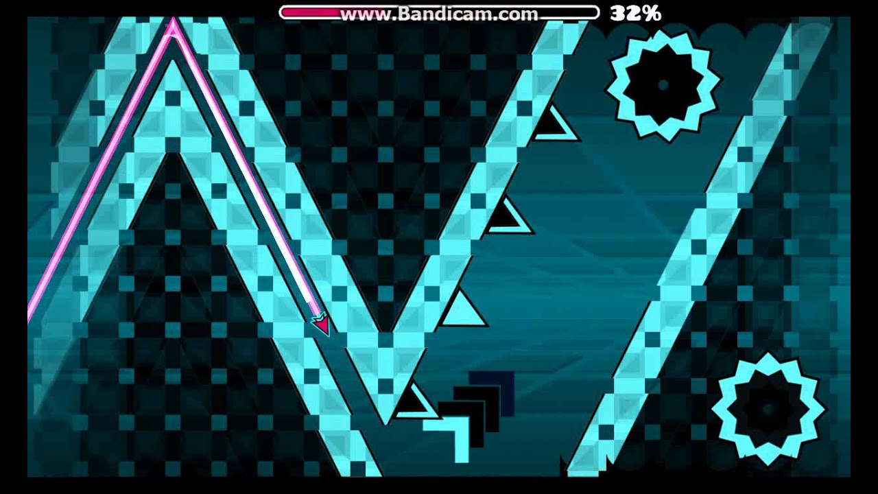 Geometry Dash Sonic Wave v2 - YouTube