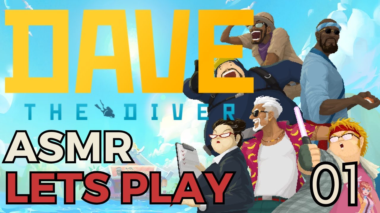 [ASMR] Dave The Diver - Relaxing, Layered Ocean Ambiance With David And ...