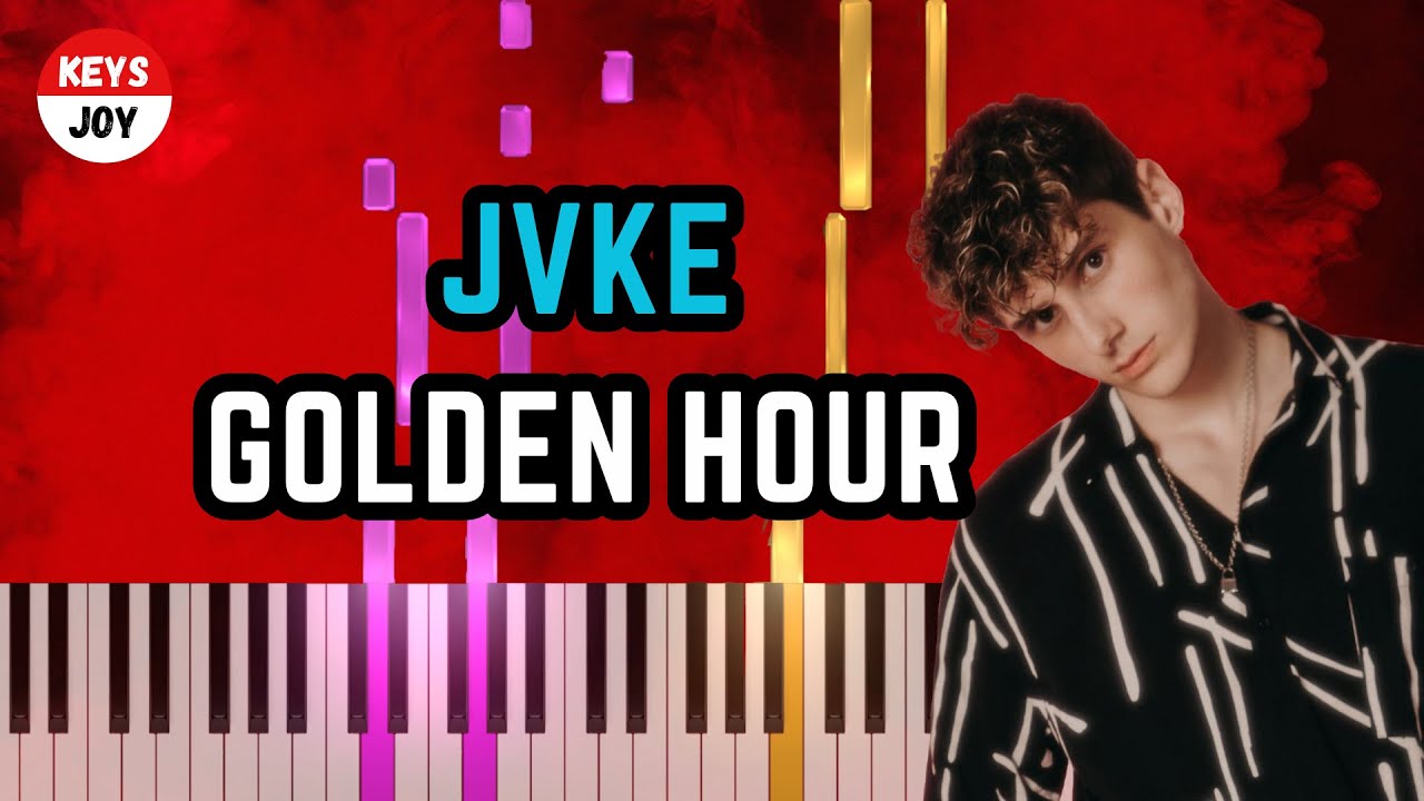 🎹 JVKE - Golden Hour | Piano and Keyboard Tutorial - YouTube