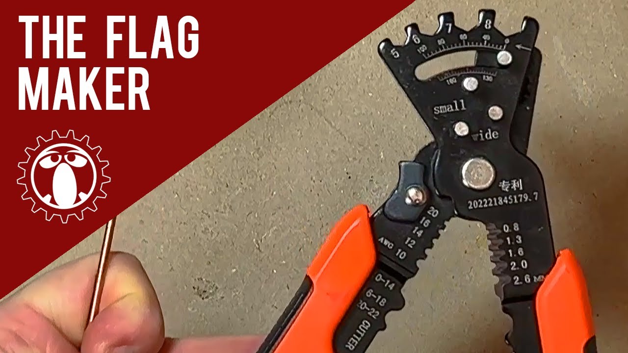 Puppet Building Tool- Making Arm Rod Flags - YouTube