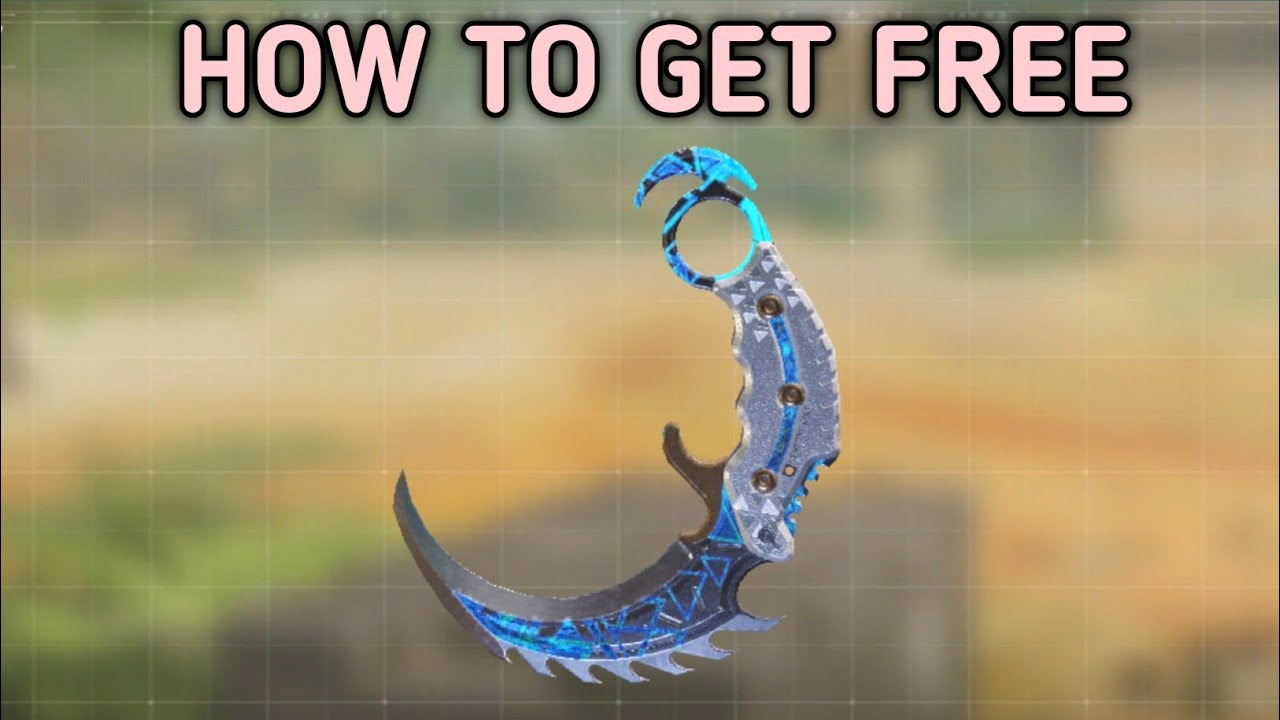 How to Get Free Karambit Skin in COD Mobile! - YouTube