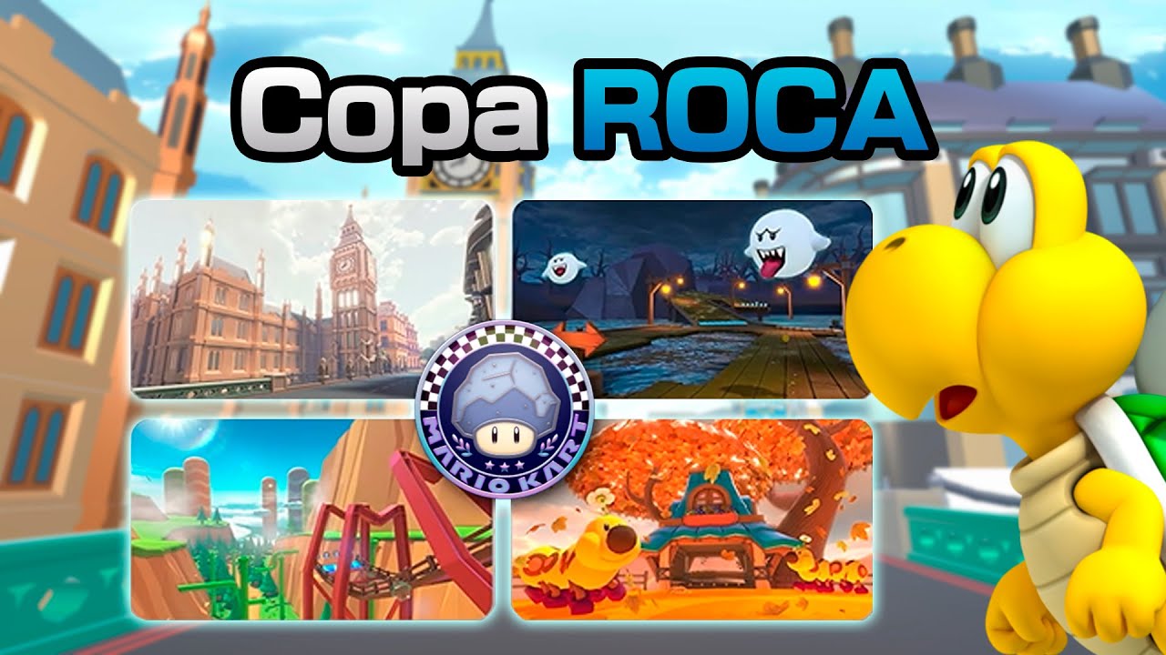 Probamos la Copa Roca 🪨 | Mario Kart 8 Deluxe 🏁 - YouTube