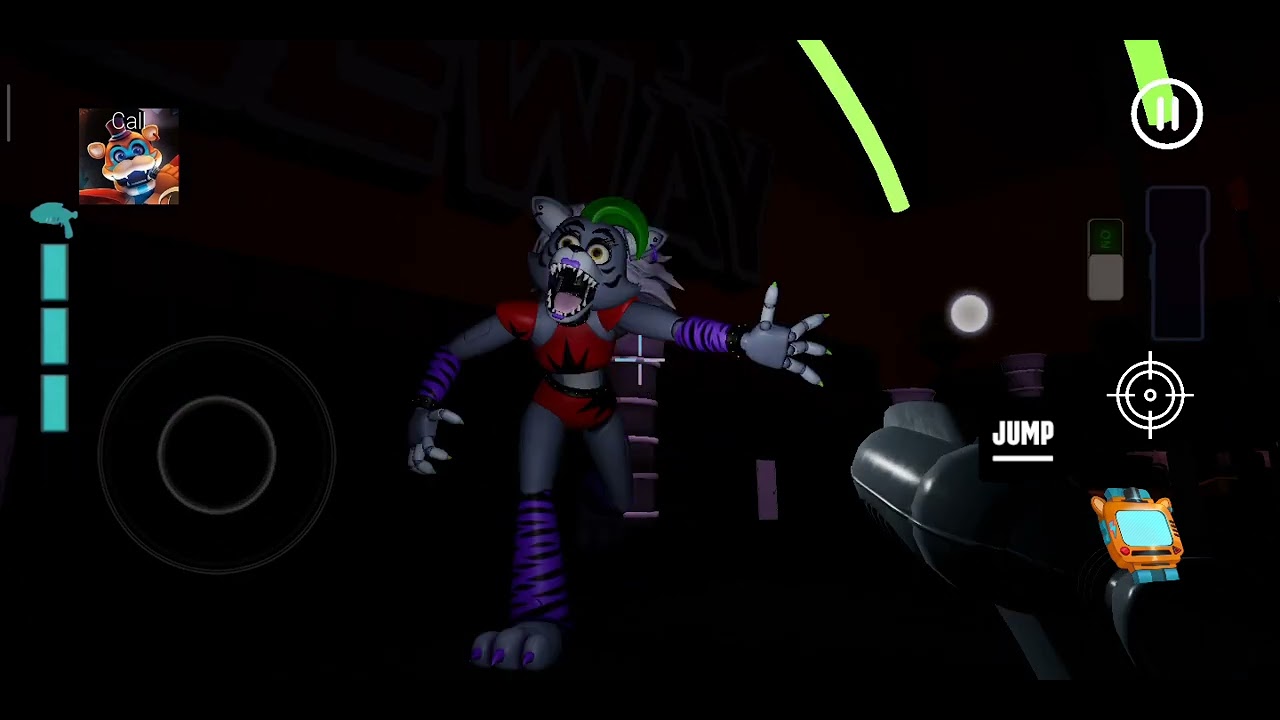 FNaF Security Breach Android Roxy Bug In Roxy Raceway - YouTube