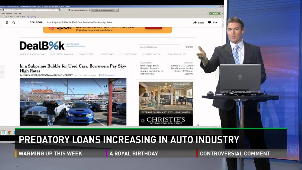 The next bubble? Predatory car loans on the rise - YouTube