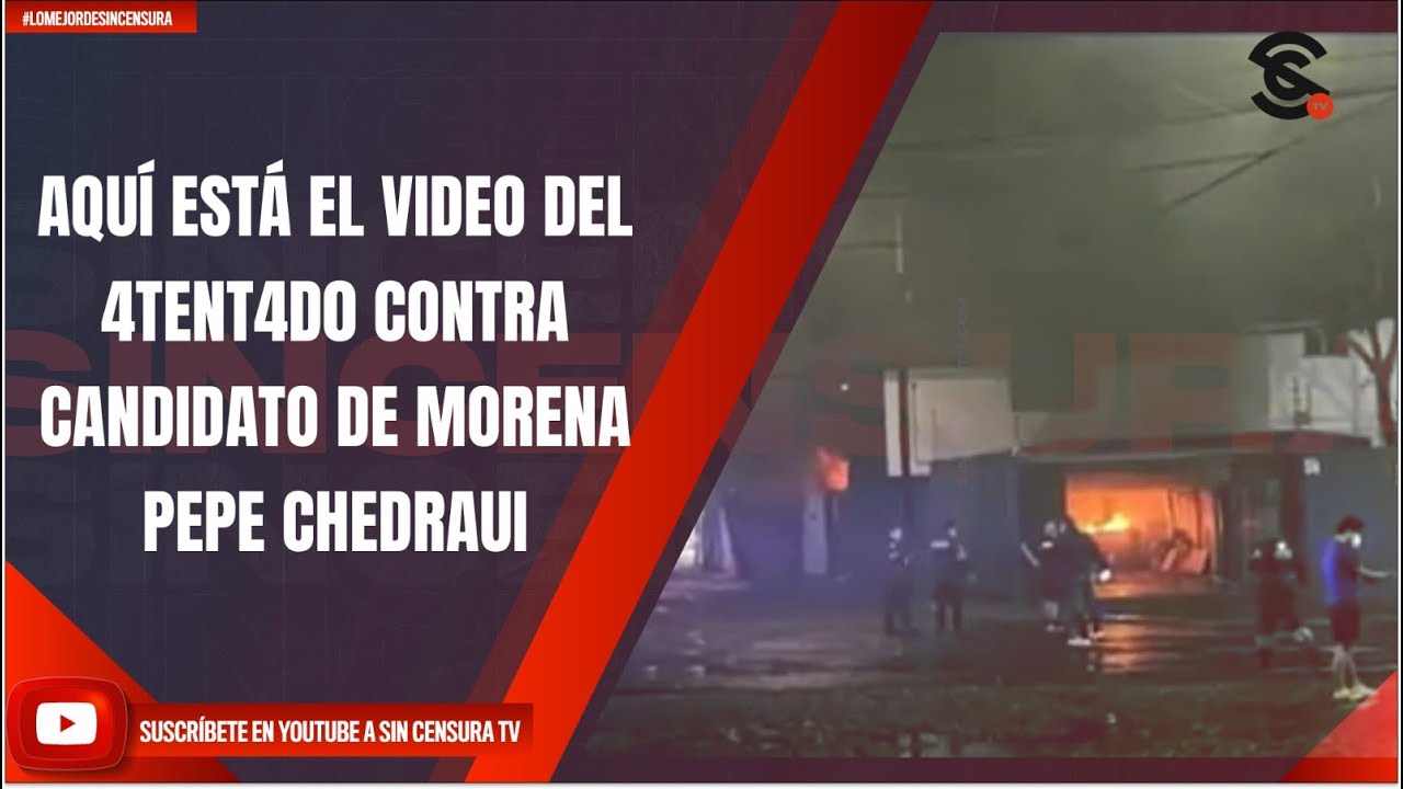 AQUÍ ESTÁ EL VIDEO DEL 4TENT4D0 CONTRA CANDIDATO DE MORENA PEPE ...