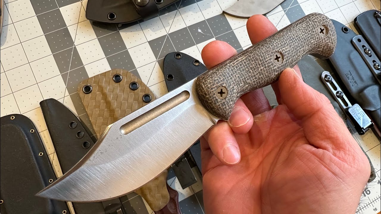 V44C Pocket Bowie Knife - YouTube