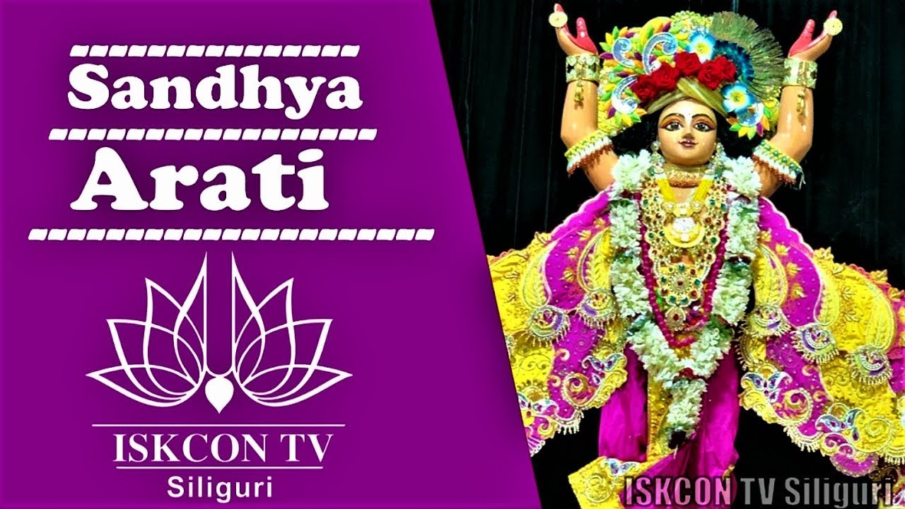 SANDHYA ARATI LIVE 31/05/2023 ISKCON SILIGURI - YouTube