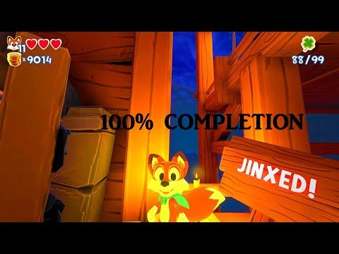 SUPER LUCKY'S TALE JINXED! 4K HDR 100% COMPLETION