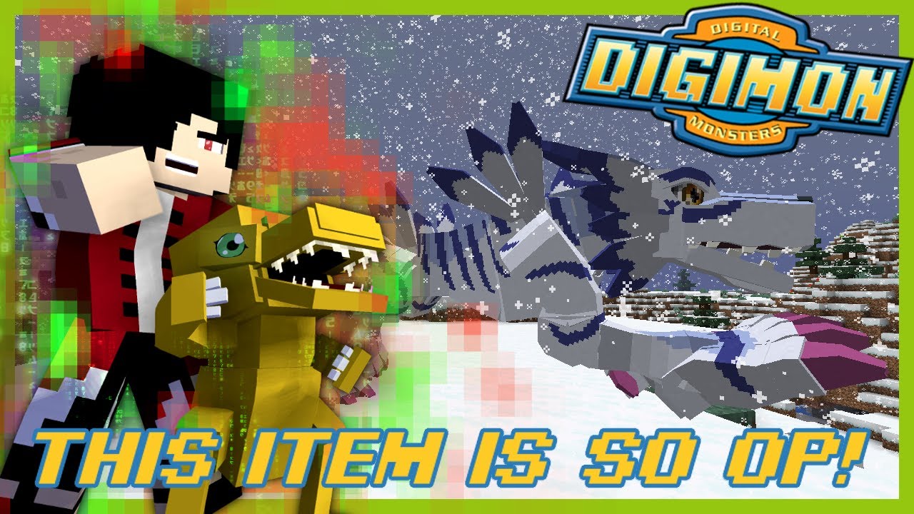 IS THIS THE MOST OP DIGI ITEM?! Minecraft Digimobs Tamers Episode 13 ...
