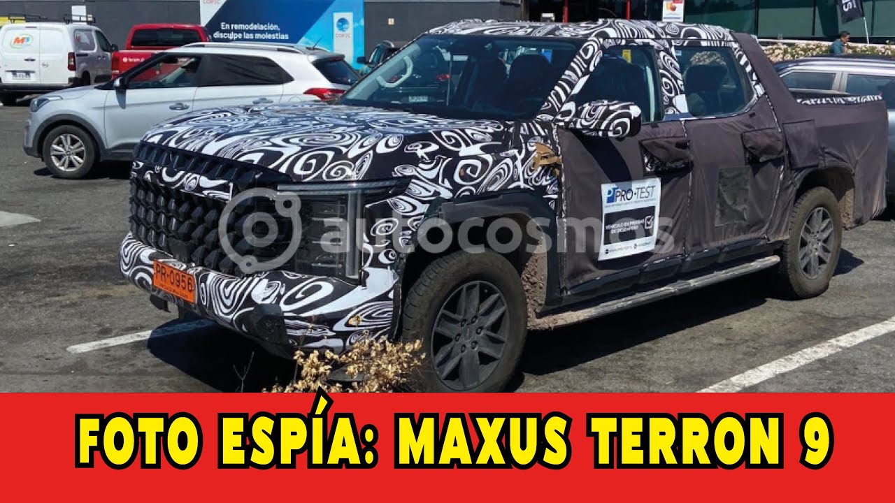 Foto Espía: Maxus Terron 9 inicia pruebas en Chile - YouTube