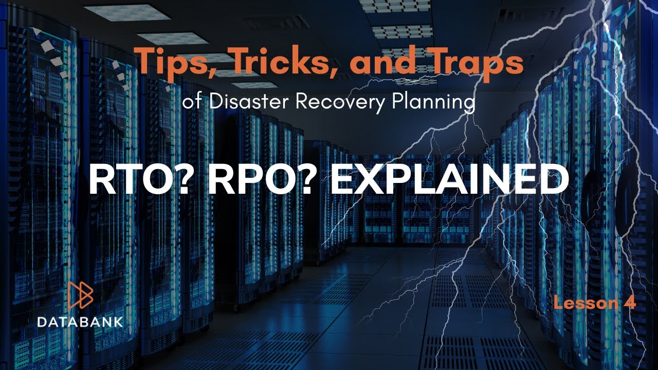 RTO & RPO Explained: Tips & Tricks for Disaster Recovery Planning - YouTube