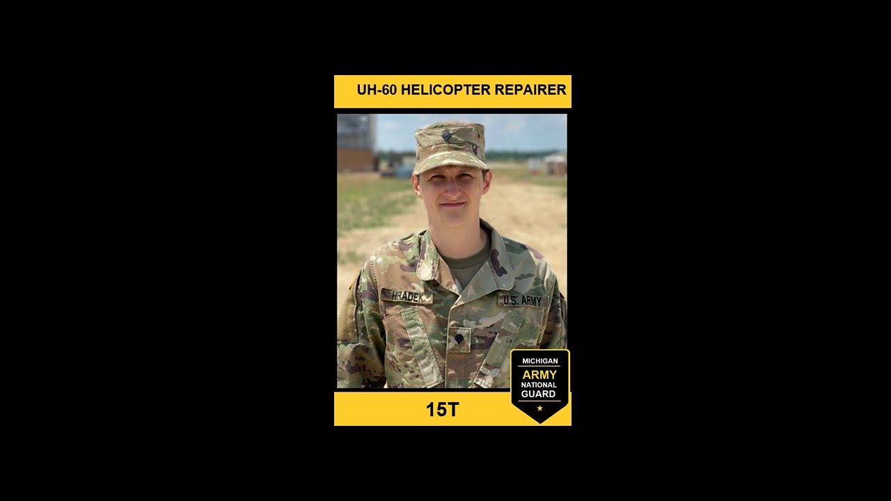 15T UH-60 (BLACK HAWK) UH-60 HELICOPTER REPAIRER - YouTube