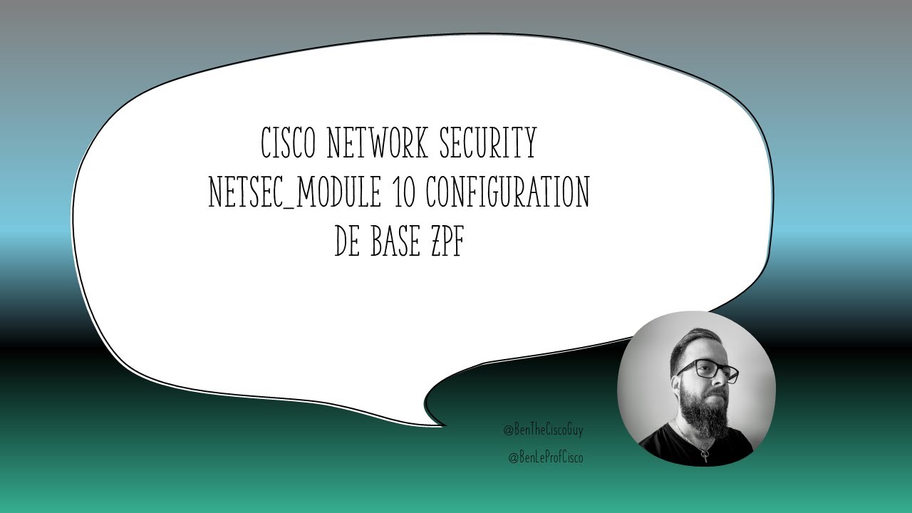 NETSEC_Module 10 configuration de base ZPF - YouTube