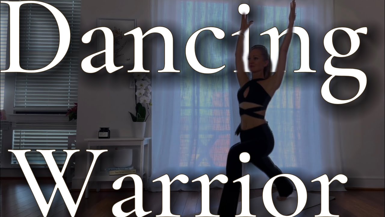 5 Minute Yoga Shot | Dancing Warrior Flow - YouTube