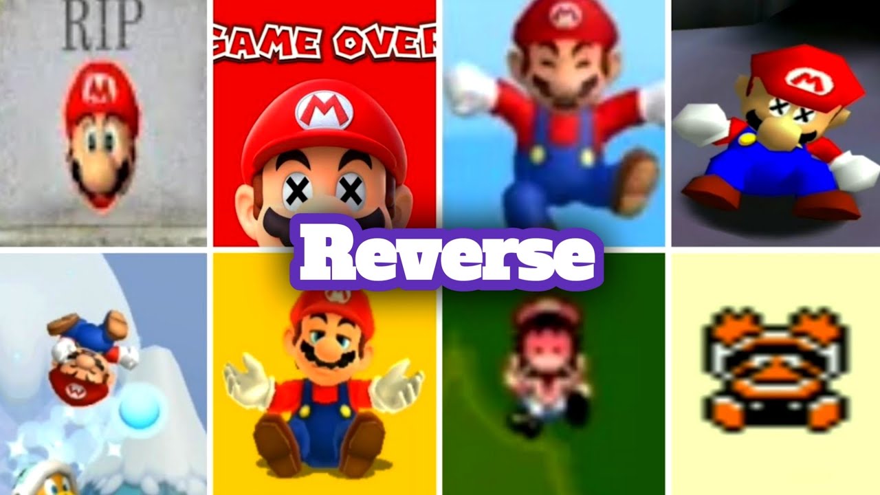 Evolution of MARIO DEATH ANIMATION EVER & Game Over Screens - YouTube