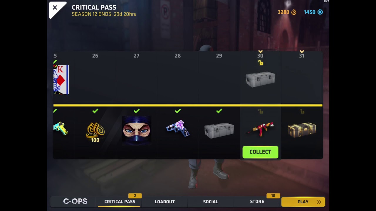 Critical ops|| case opening || Completed Critical Pass season 12. - YouTube