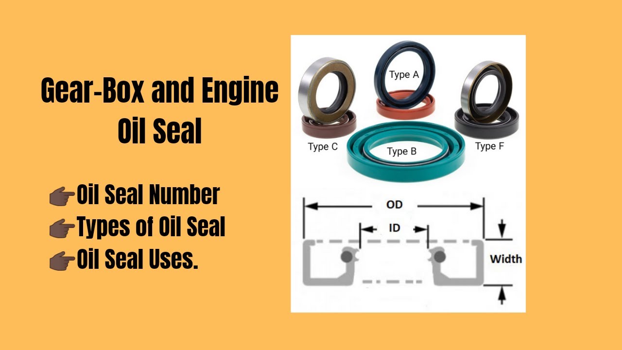 Oil Seal || Gear-Box Oil Seal || Different Types of Oil Seal in Hindi ...