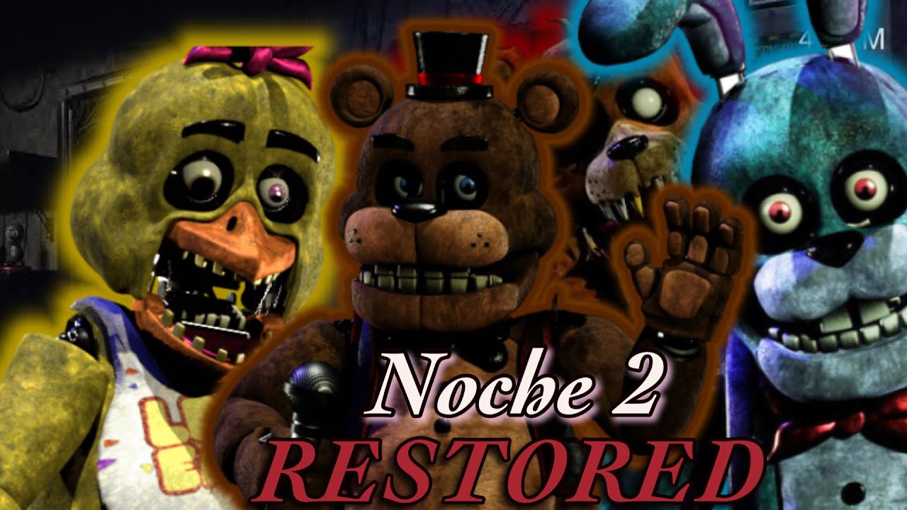 Fnaf plus restored noche 2 - YouTube