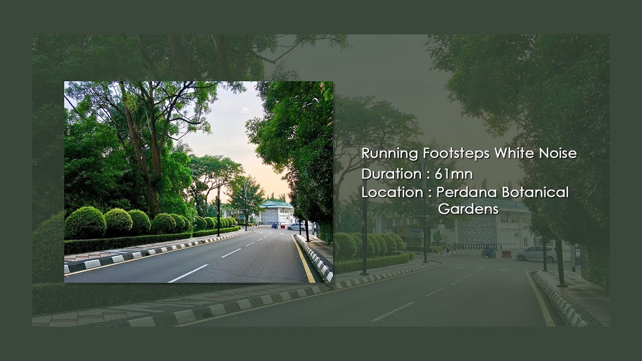 Running Footsteps White Noise - YouTube