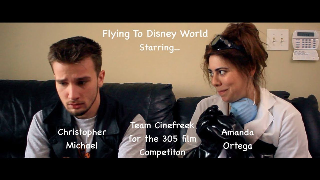 Flying To Disney World (SHORT COMEDY FILM) - YouTube
