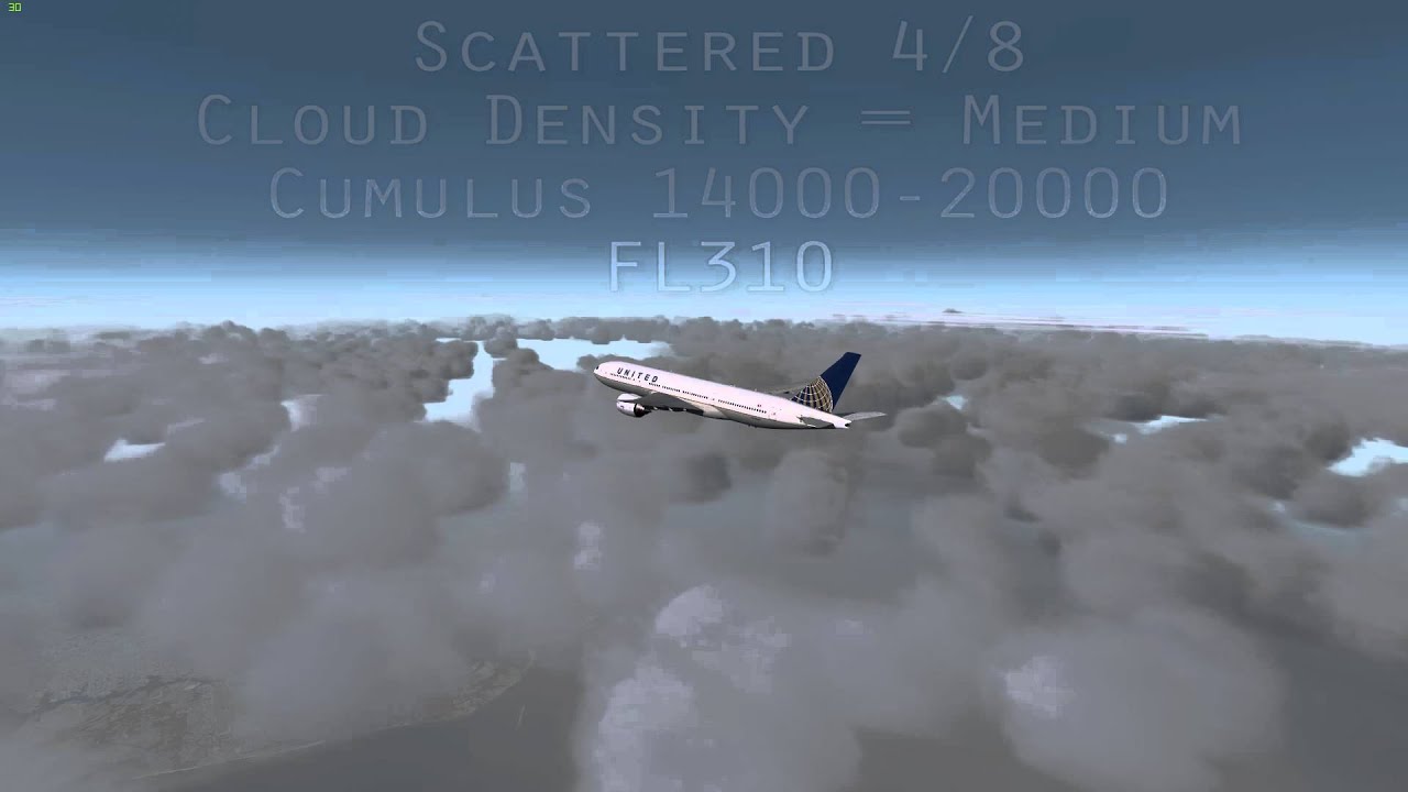 P3D V2.4 repeating cloud test - YouTube